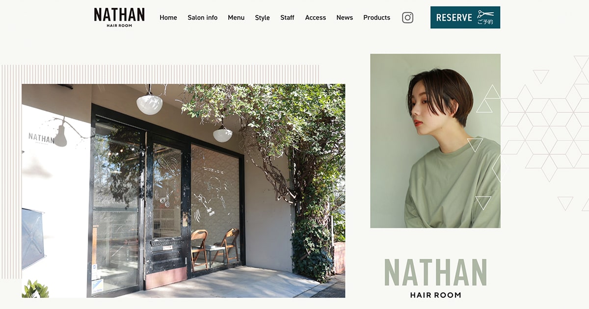 Salon info | NATHAN【ナタン】HAIR ROOM 自由が丘